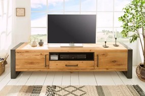 Designový stolek pod TV z masivu Thor Dub 200cm