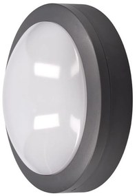 Solight Šedé LED stropnínástěnné svítidlo 170mm 13W IP54