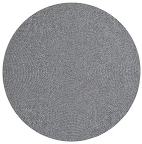 NORTHRUGS - Hanse Home koberce Kusový koberec Braided 105551 Light Grey kruh – na ven i na doma - 200x200 (průměr) kruh cm