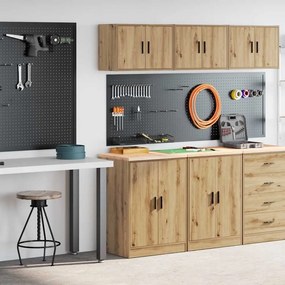 Garážové skříně 2 ks dub artisan kompozitní dřevo 3328313