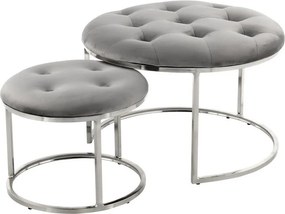 XXXLutz SADA TABURETŮ, 40-60/32-41 cm Kayoom - Taburety - 005937099403