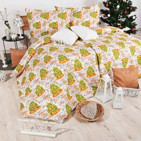 Vánoční povlečení bavlněné Shasa EMI: Standardní set jednolůžko obsahuje 1x 200x140 + 1x 90x70
