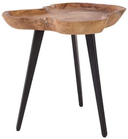 Dřevěný stolek na kávu ELSA Beliani