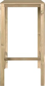 Barový stůl 60 x 60 x 110 cm impregnovaná borovice 318219
