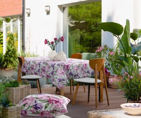 ZAHRADNÍ VODĚODOLNÝ BĚHOUN NA STŮL GARDEN 40X140 CM KVĚTY