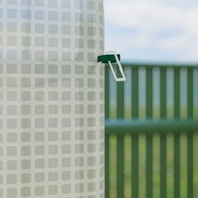 Outsunny PE zahradní skleník na balkon, zesílený kryt 135 g/m², ocelový rám, rolovací zip dveře, pro zeleninu, rostliny a květiny, vnitřní/venkovní, …