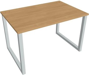 Kancelářský pracovní stůl Hobis USO 1200, bílá RAL 9016, deskabuk