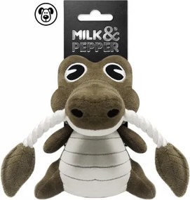 MILK&PEPPER Plyšová hračka krokodýl Salty pro psy