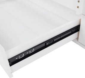 Postel Montessori BIANKA 90x200, masiv bílá Kondela 0000396817