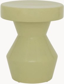Kulatý keramický odkládací stolek Sculptural
