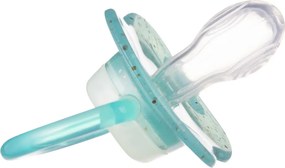 Canpol babies Dudlík svítící silikonový symetrický NIGHTGLOW 6-18m 2ks holka