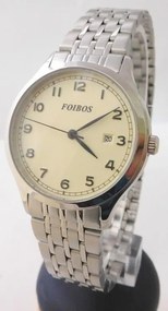 Foibos Dámské šperkové stříbrné přehledné hodinky Foibos 3L15