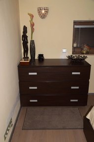 Lano, Kusový koberec Supersoft s bordurou 420 hnědý, 60x100, hnědá, chodba / předsíň