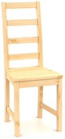 Jídelní židle B166 Mina celodřevěná, masiv borovice