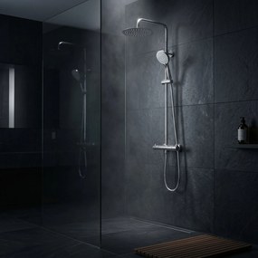 Rea Lungo, sprchový set s termostatem, chromová, Rea-P6735