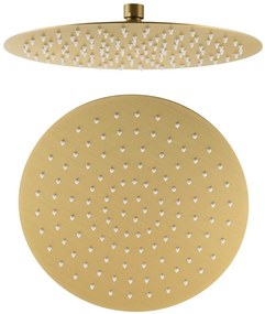 Sapho SLIM hlavová sprcha, průměr 300mm, zlatá