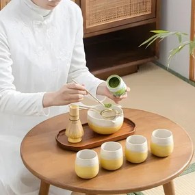 Goodwei Fuji Yellow / Sada keramických šálků / 4 ks / 200 ml