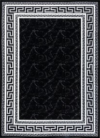 Dywany Łuszczów Kusový koberec Gloss 2813 87 greek black/grey Rozměry koberců: 280x370