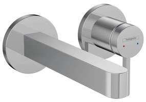 Hansgrohe Finoris - Páková umyvadlová baterie pod omítku s ramenem 168 mm, chrom 76051000