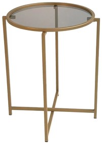 Odkládací stolek Hanah 50 cm zlatý