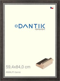 DANTIK rámeček 59,4x84 | AMALFI černá (Plexi Čiré)