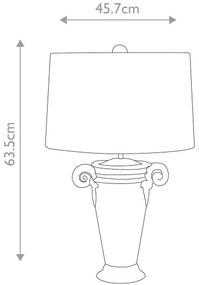 Flambeau FB-GALLIER-TL - Stolní lampa GALLIER 1xE27/60W/230V