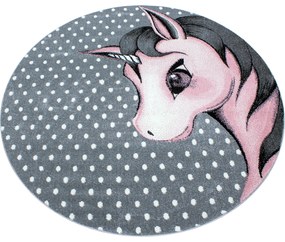 Ayyildiz koberce Dětský kusový koberec Kids 590 pink kruh ROZMĚR: 160x160 (průměr) kruh