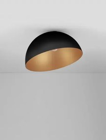 LED černo-zlaté designové stropní svítidlo Gea 50