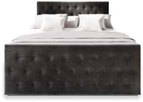 Expedo Čalouněná postel boxspring FENDI, 180x200, casablanca 4 + topper