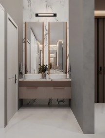 Designové nastěnné svítidlo Fasko 60 Černá