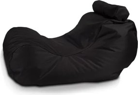 Sedací vak Lehátko XL polyester TiaHome - černá