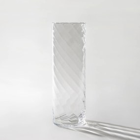Vase Crytal Twist 15x15x45 cm