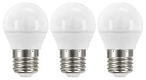 Teplé LED žárovky v sadě 3 ks E27, 5 W – EMOS