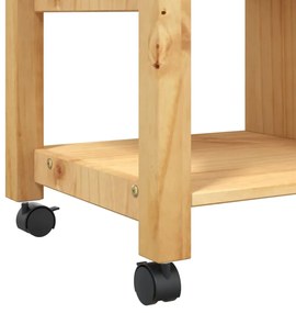 Kuchyňský vozík MONZA 84 x 40 x 90 cm masivní borové dřevo,  376115