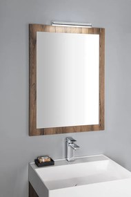 Sapho, NIROX lustro w ramie 600x800x28mm, dąb Collingwood (AM601), NX608-1919