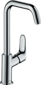 Hansgrohe Focus E2, umyvadlová baterie s otočným výtokem, chromová, 31519000