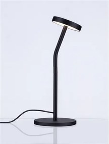 LED černá stolní lampa Logos