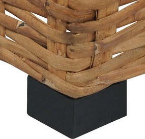 Konferenční stolek 47 x 47 x 28 cm přírodní ratan 286282