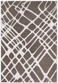 Breno Kusový koberec CREATIVE 07/BWB, 140x200 cm, Hnědá/Vícebarevné