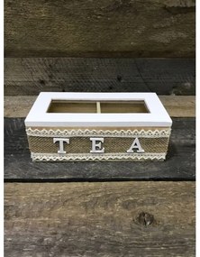 Dřevěná krabička na čaj Tea CD0009