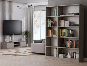 Regál Onyx R50 hnědošedý