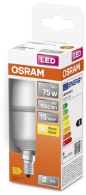 OSRAM LED žárovka Star Stick E14 10W teplá bílá