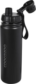 Láhev na pití z nerezové oceli coocazoo 0,7 l, Black