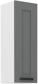 STL 30 cm skříňka horní jednodveřová LUNA (výška 90 cm) Barevné provedení LUNA: Bílá / Bílá