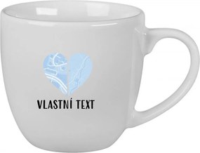 Personalizovaný keramický hrníček 400 ml - Dvě místa, jedno srdce