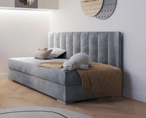 Čalouněná postel COIMBRA II - 200x90 cm - šedá
