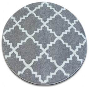 Kusový koberec Mira šedý kruh 100cm