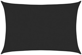 Stínící plachta 160 g/m² černá 2,5 x 3,5 m HDPE 311728