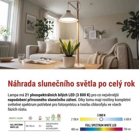 EMOS Bílá LED pěstební lampička 7W Z7905
