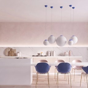 Sollux Lighting Závěsné svítidlo UGO 40 ultramarín